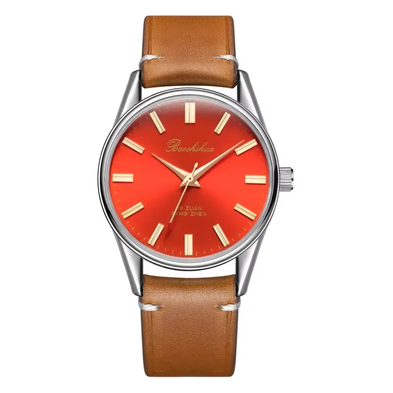 Shanghai Watch Men Vintage Military Watch 36mm Hand Wind Mechanical ...
