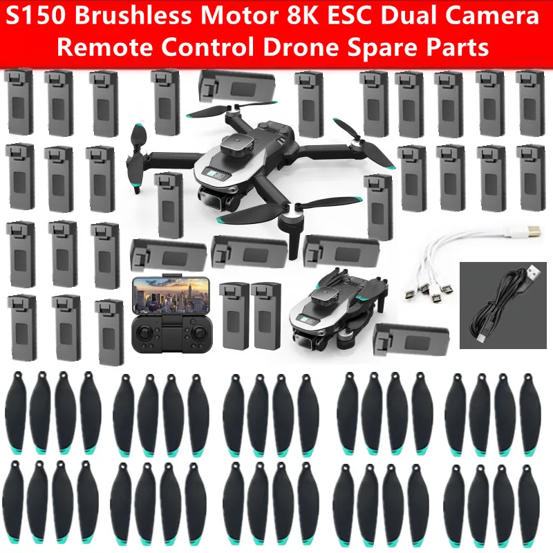 S150-Brushless-Motor-WIFI-FPV-8K-ESC-Dual-Camera-RC-Drone-Spare-Parts ...