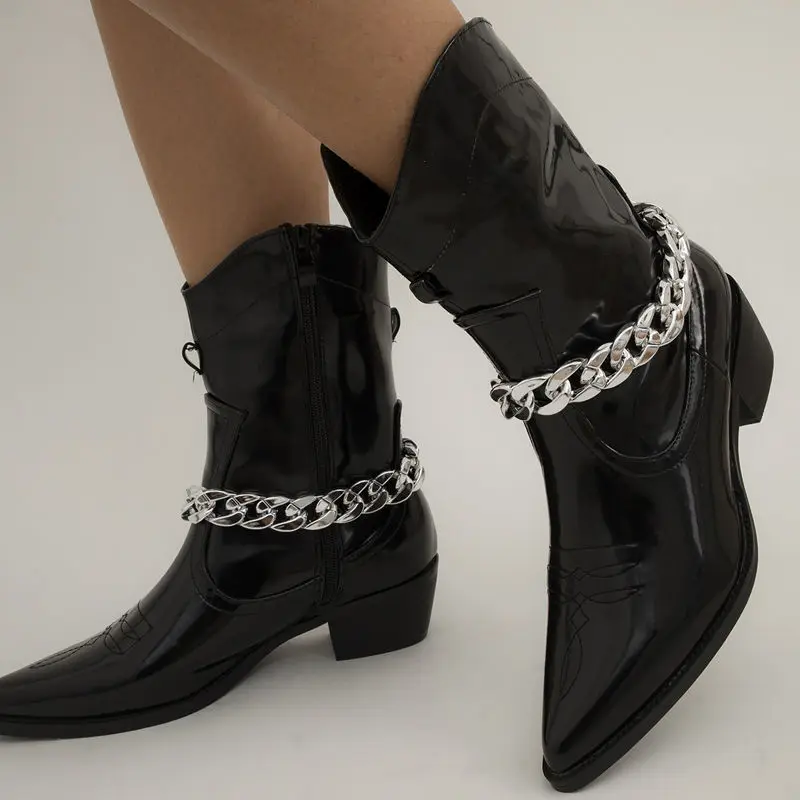 Elegant-Pearl-Shoe-Chain-for-High-heel-Boots-Designer-Brand-Boots-Chain ...