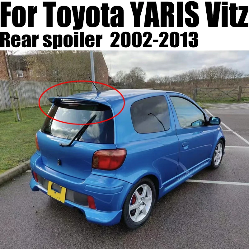 2002-2013-Golden-Style-High-Quality-ABS-Spoiler-For-Toyota-Echo-YARIS ...