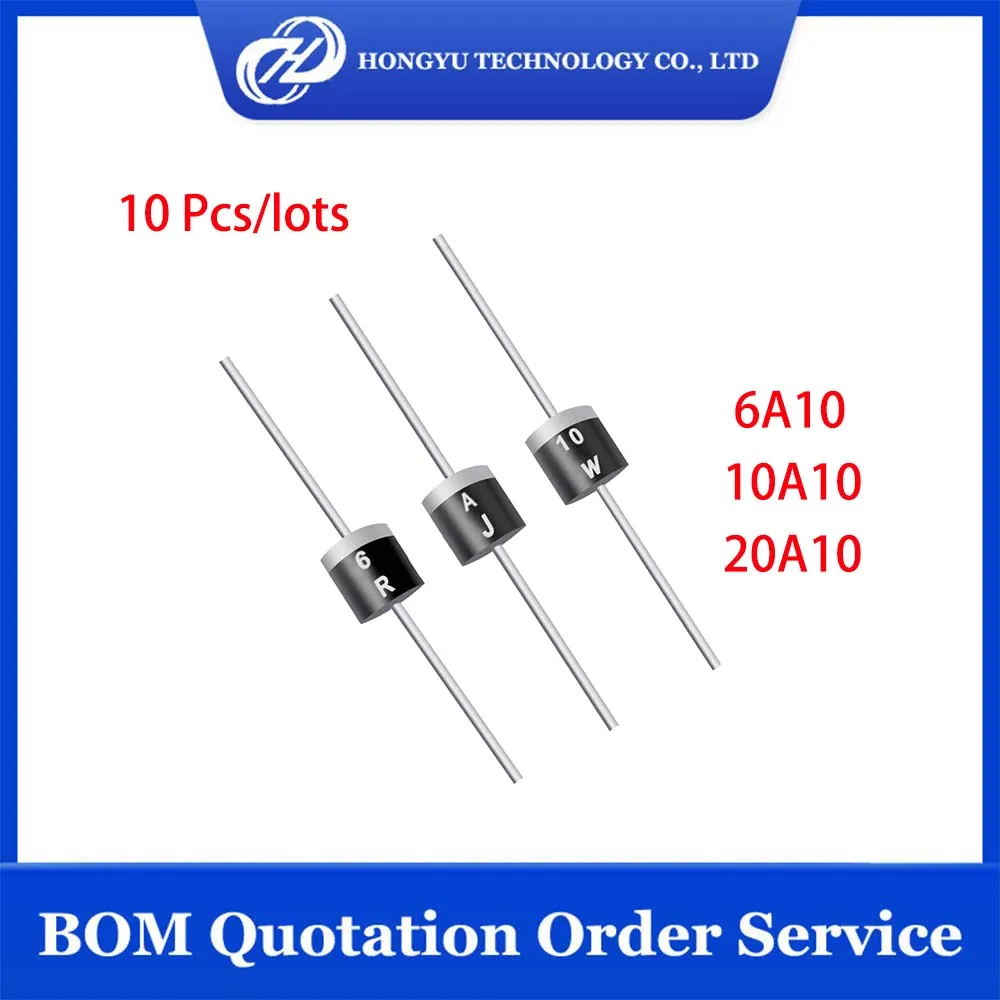 10-Pcs-6A10-10A10-20A10-DIODE-GEN-6A-10A-20A-1KV-Rectifier-Diode-DIP-R ...