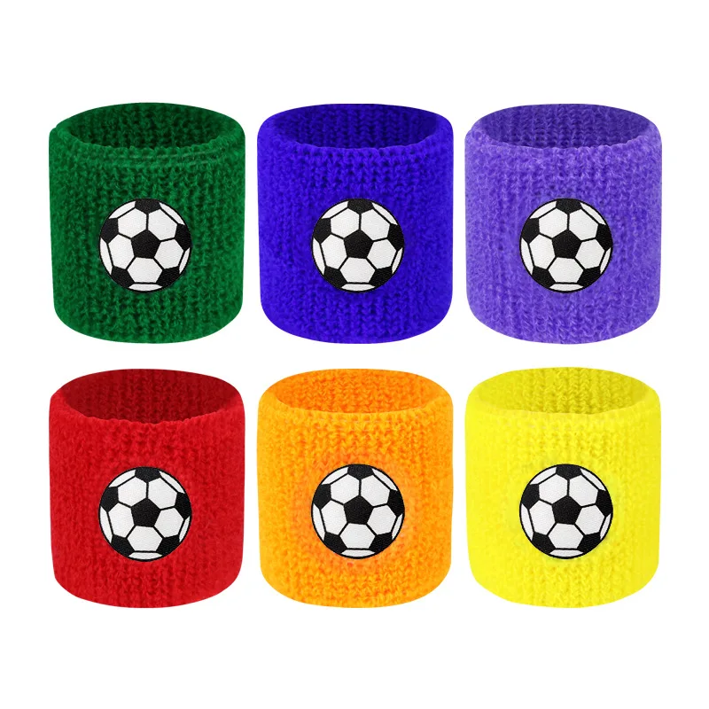 6Pcs-Kids-Sports-Wristbands-Colorful-Cotton-Wristband-Sweatband-For ...