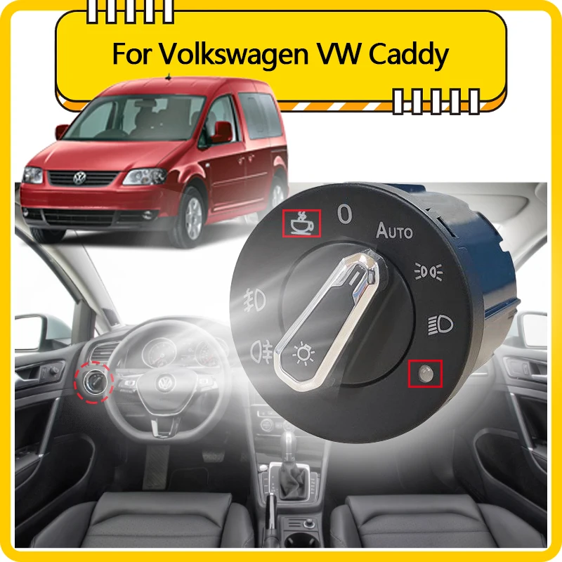 Headlight-Automatic-Switch-For-Volkswagen-VW-Caddy-2K-MK3-2004-2021-Car ...