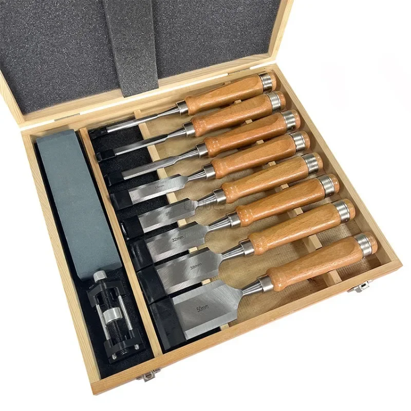 8pcs-Practical-Woodworking-Chisel-Set-Flat-Chisel-Sharp-Basic-Details ...