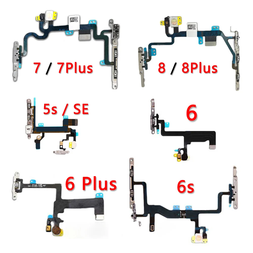 Iphone 7 Plus Power Volume Button Flex Cable | Iphone 8 Volume Button ...