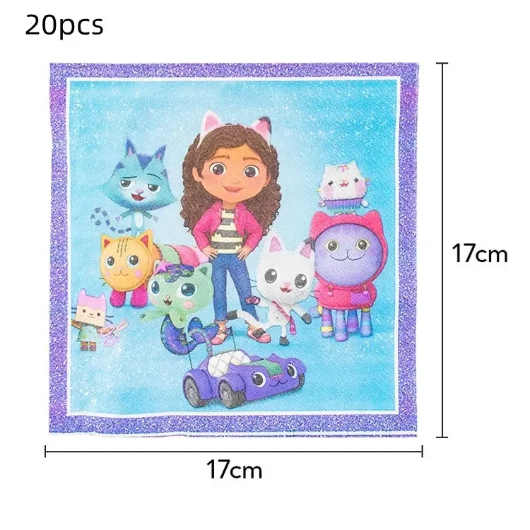 Suministros para la fiesta del quinto cumpleaños de las niñas Casa de muñecas Gabby Globos de ...