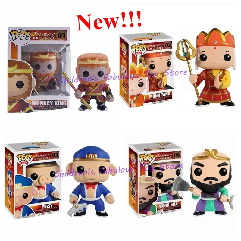 NEW-Funko-POP-Monkey-King-Theme-Series-01-Monkey-Tang-02-Pigsy-03-Monk ...