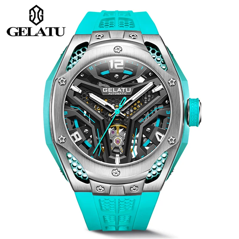 GELATU-Automatic-Mechanical-Watch-Men-Brand-53mm-Big-Dial-Wristwatch ...