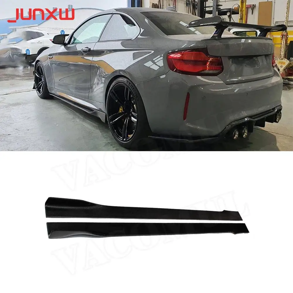 2Pcs-Universal-Side-Skirts-for-BMW-2-Series-F22-F87-M2-Side-Door-Bumper ...