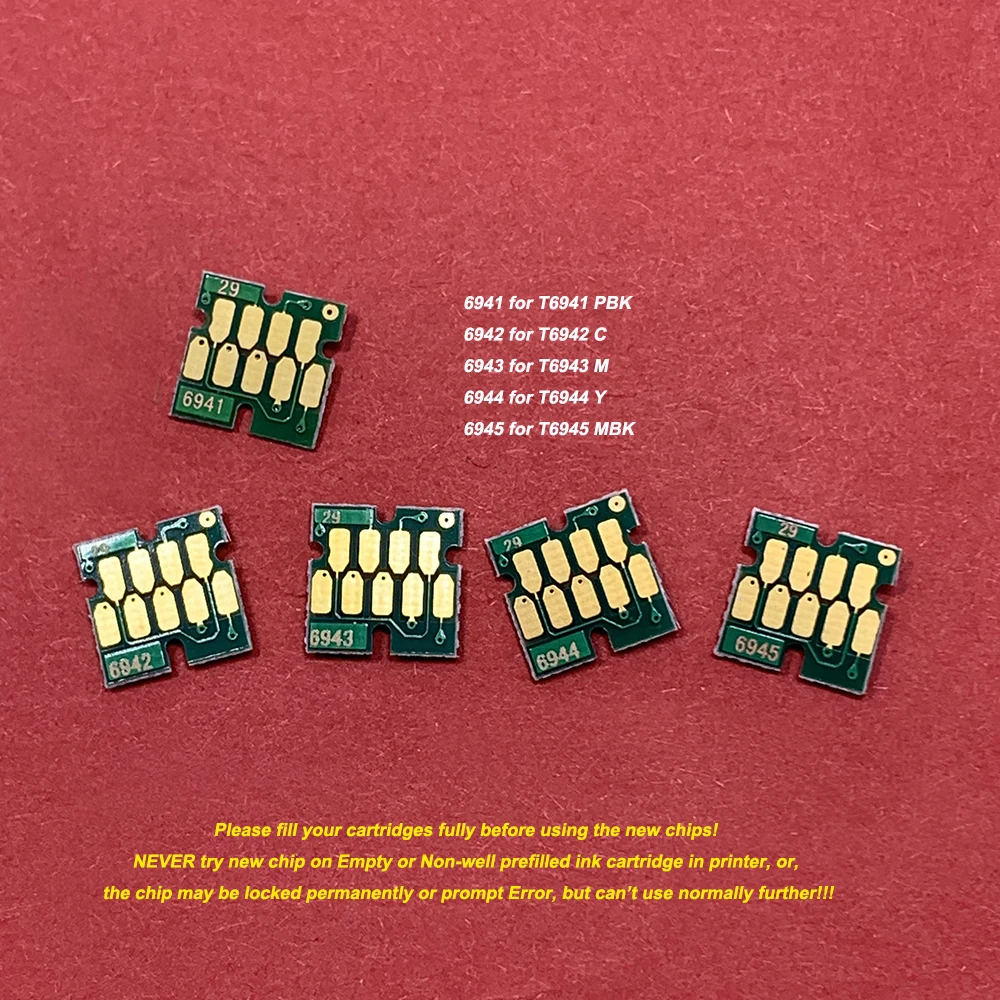 T6941 T6942 T6943 T6944 T6945 Ink Cartridge Chip for Epson SureColor ...