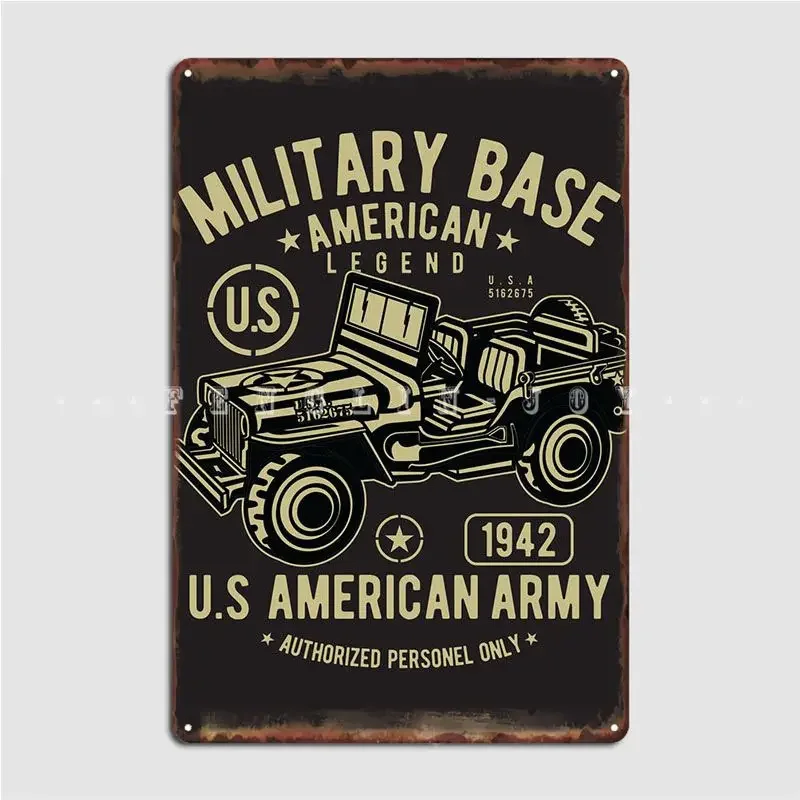 Cartel-de-Metal-personalizado-de-Jeep-placa-de-pared-letrero-de ...