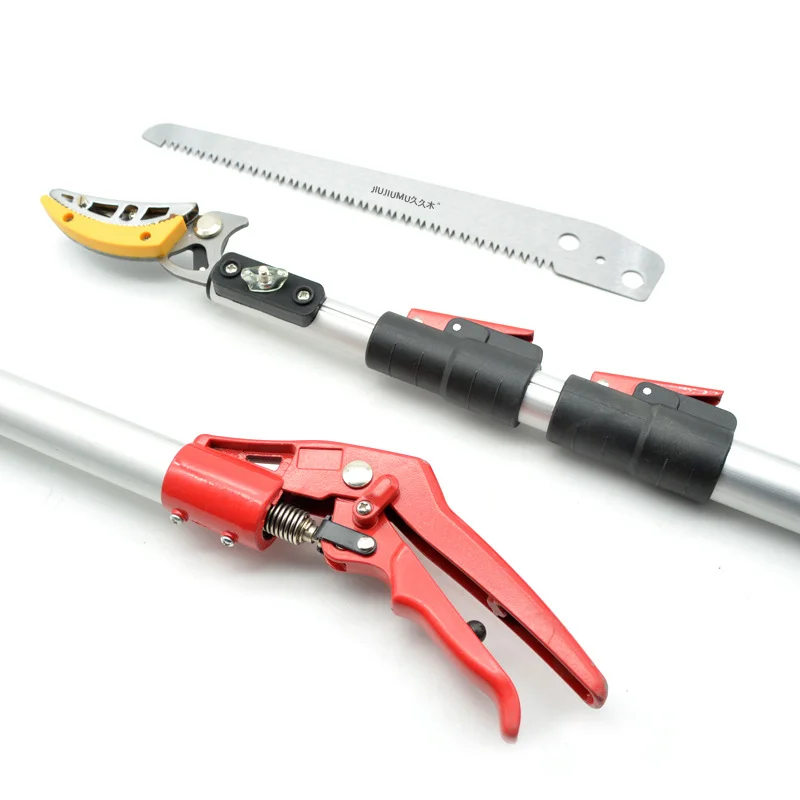 1.4m-3m fruit picking scissors SK5 telescopic three-section high branch shear fruit picker tree ...