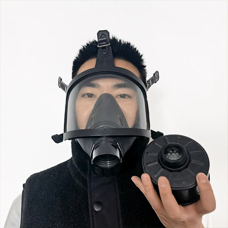 Cs Tear Gas Mask Suit