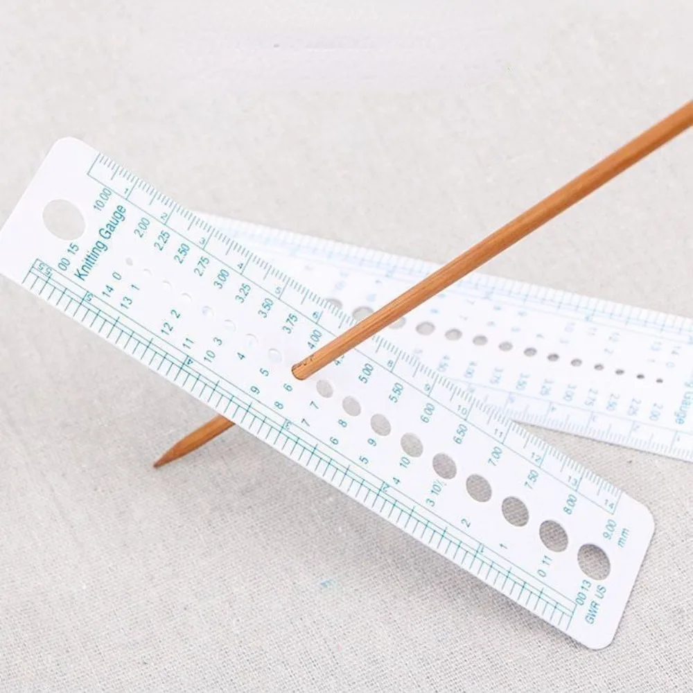 Needle-Gauge-Sewing-Ruler-Tool-Knitting-Accessories-UK-US-Canada-Sizes ...