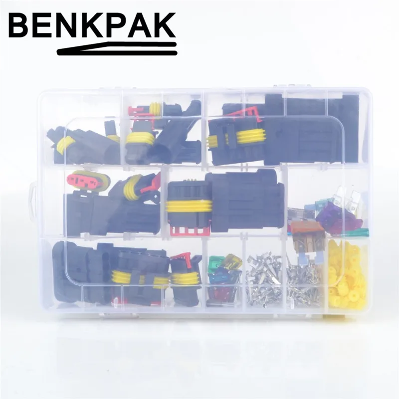 Car-Electrical-Connector-Terminal-1-2-3-4-5-6-Pin-Way-Fuses-Waterproof ...