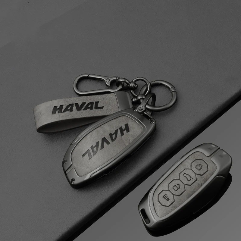 Funda de cuero para llave de coche, accesorios para Great Wall Haval H6 ...