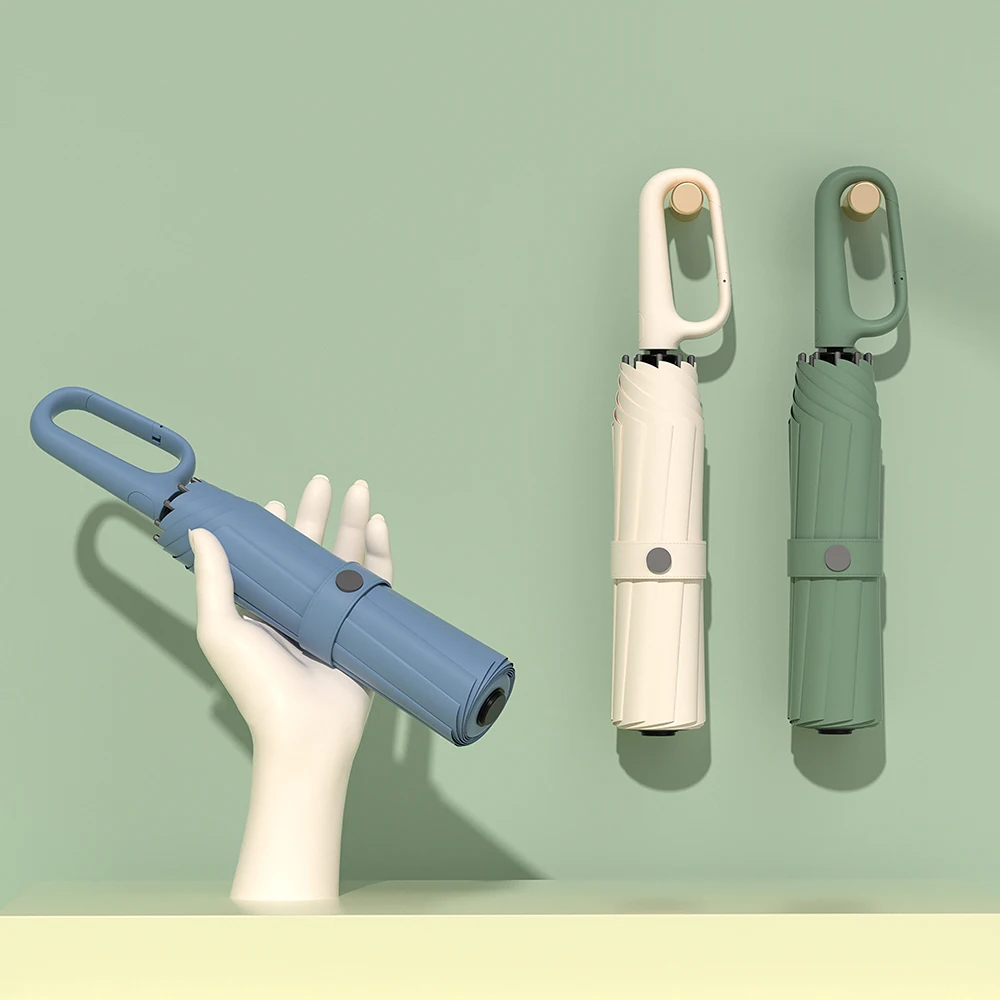 Automatic-Buckle-Umbrella-High-Quality-Strong-10-Bones-Parasol-Special ...