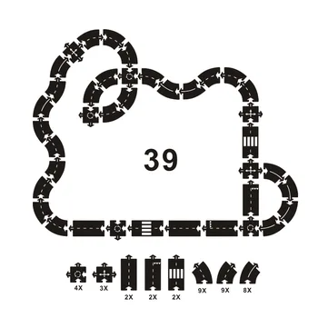 DIY Traffic Toys for Children Road Building Toy Car Roadway Expressway ...