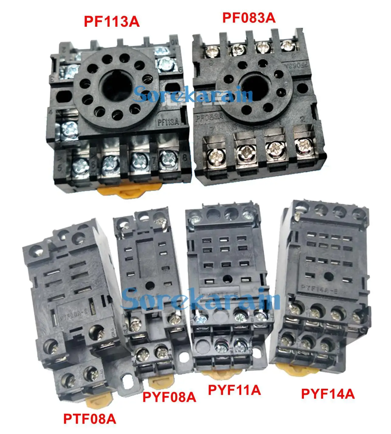 Socket-Base-PYF08A-PYF11A-PYF14A-PTF08A-PF113A-PF083A-8-Pins-11-Pins-14 ...