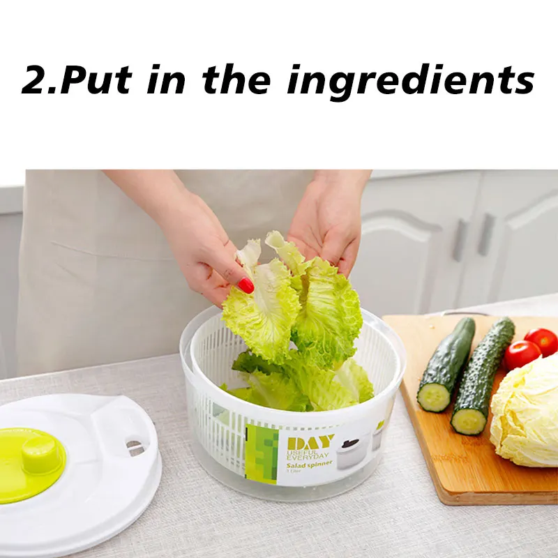 Plastic Vegetable Spinner Dryer - Life Changing Products