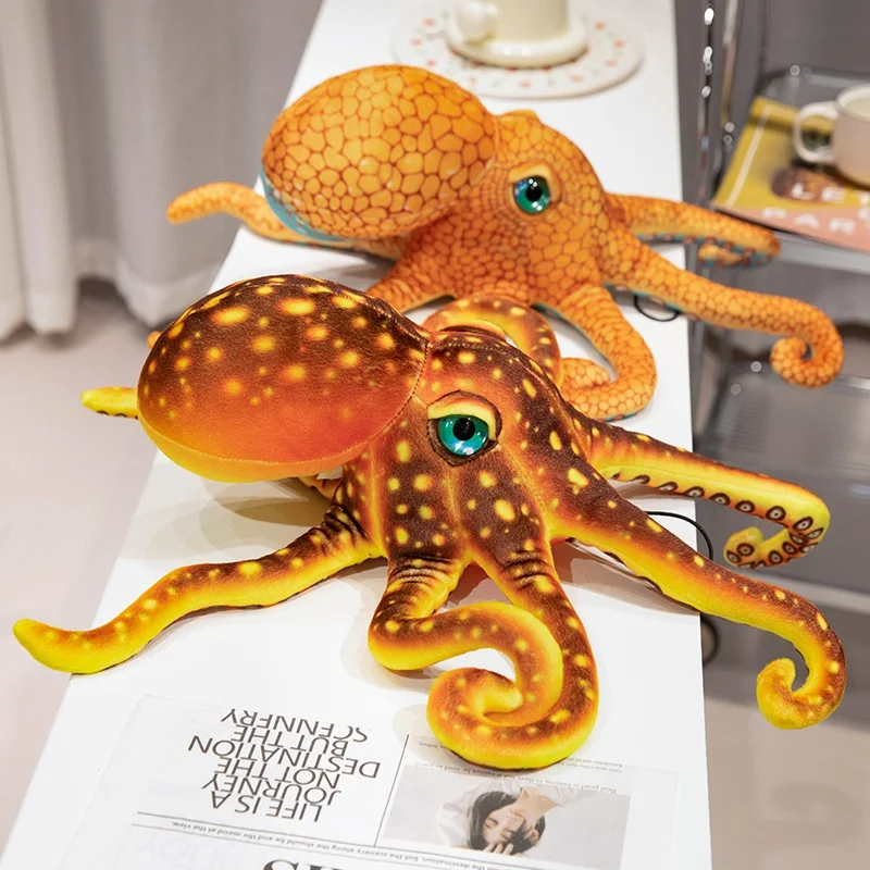 Realistic-Octopus-Plush-Toys-Stuffed-Simulated-Squid-Marine-Animal-Doll ...