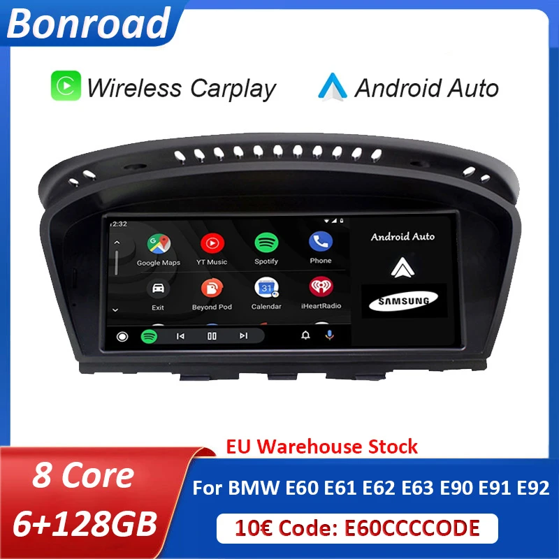 Android Car Multimedia Player Apple Carplay Auto Gps Navigatio For Bmw ...