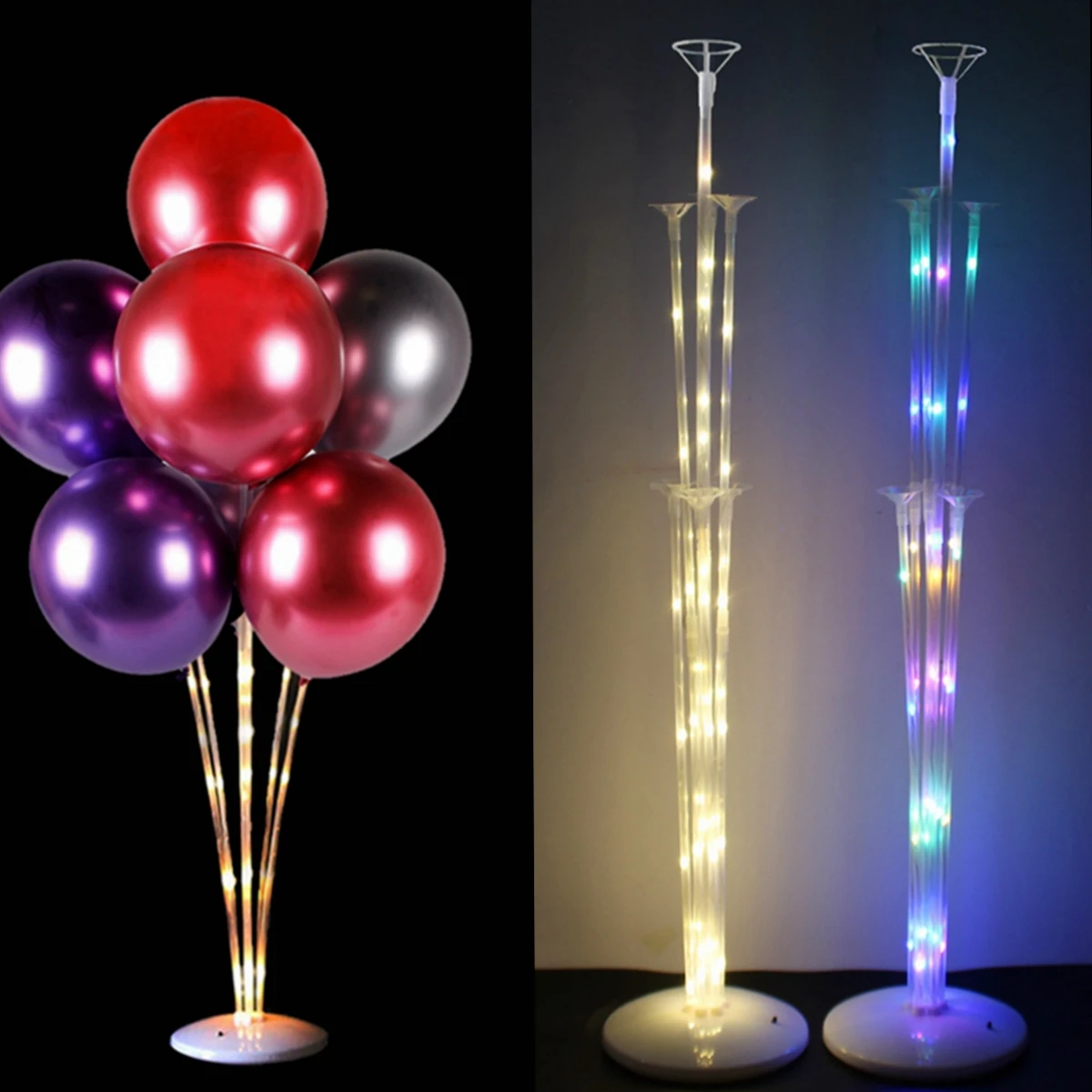 Led Light Balloons Holder Stand Holder Column Confetti Baloon Baby ...