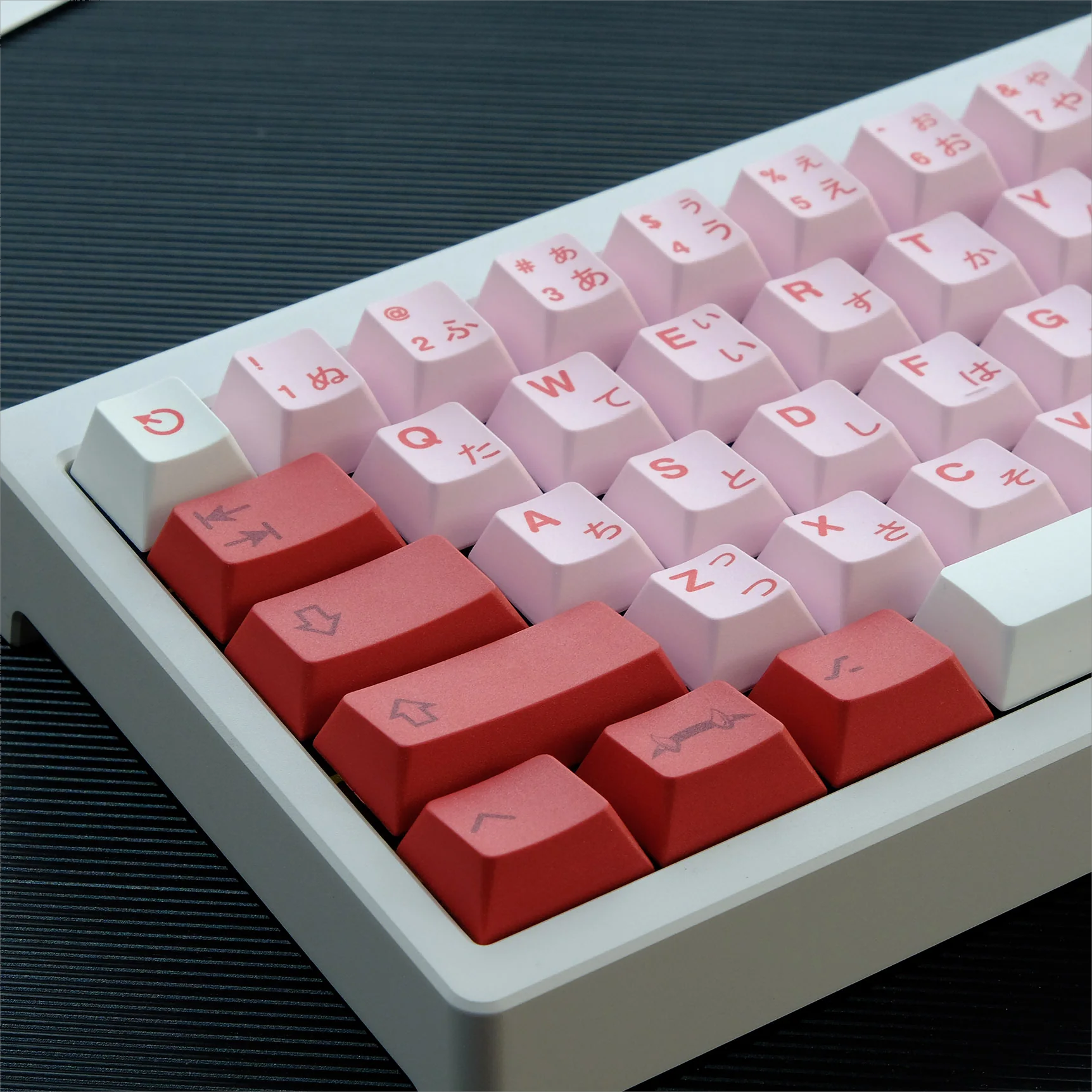 130-Keys-QX-GMK-Darling-Keycaps-for-Mechanical-Keyboard-Pink-PBT-Dye ...