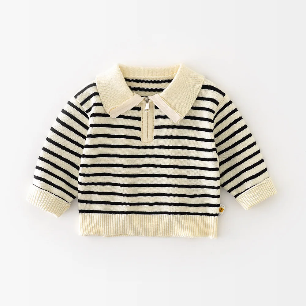 Baby Knitted Sweater 2025 Autumn Winter New Boy's Pullover Zipper Long ...