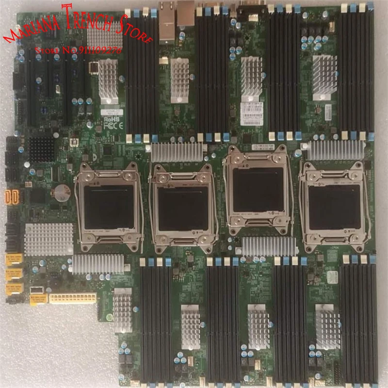 X10qbl-4ct Para Supermicro Quad Tomada R3 (lga2011) Motherboard E7-4800 ...