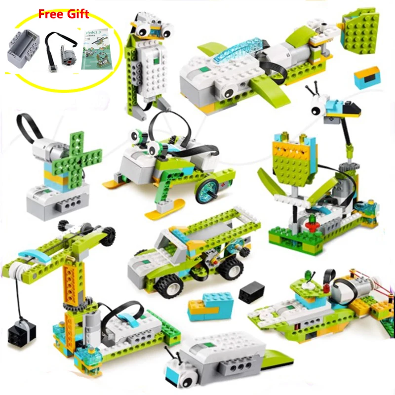 Rechargeable-Educational-and-Dacta-Mindstorms-WeDo-2-0-Building-Blocks ...