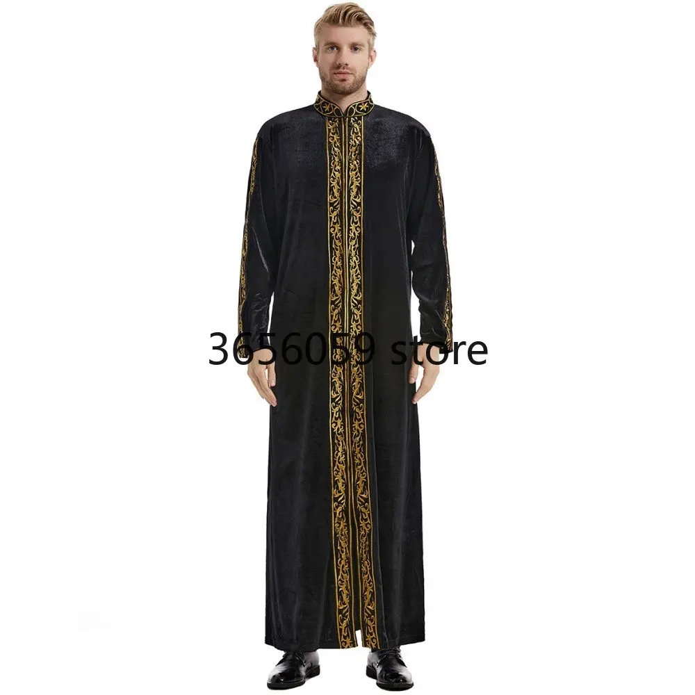 Men Islamic Abaya Kaftan | Mens Thobe Arab Robe | Men Arab Robe Abaya ...