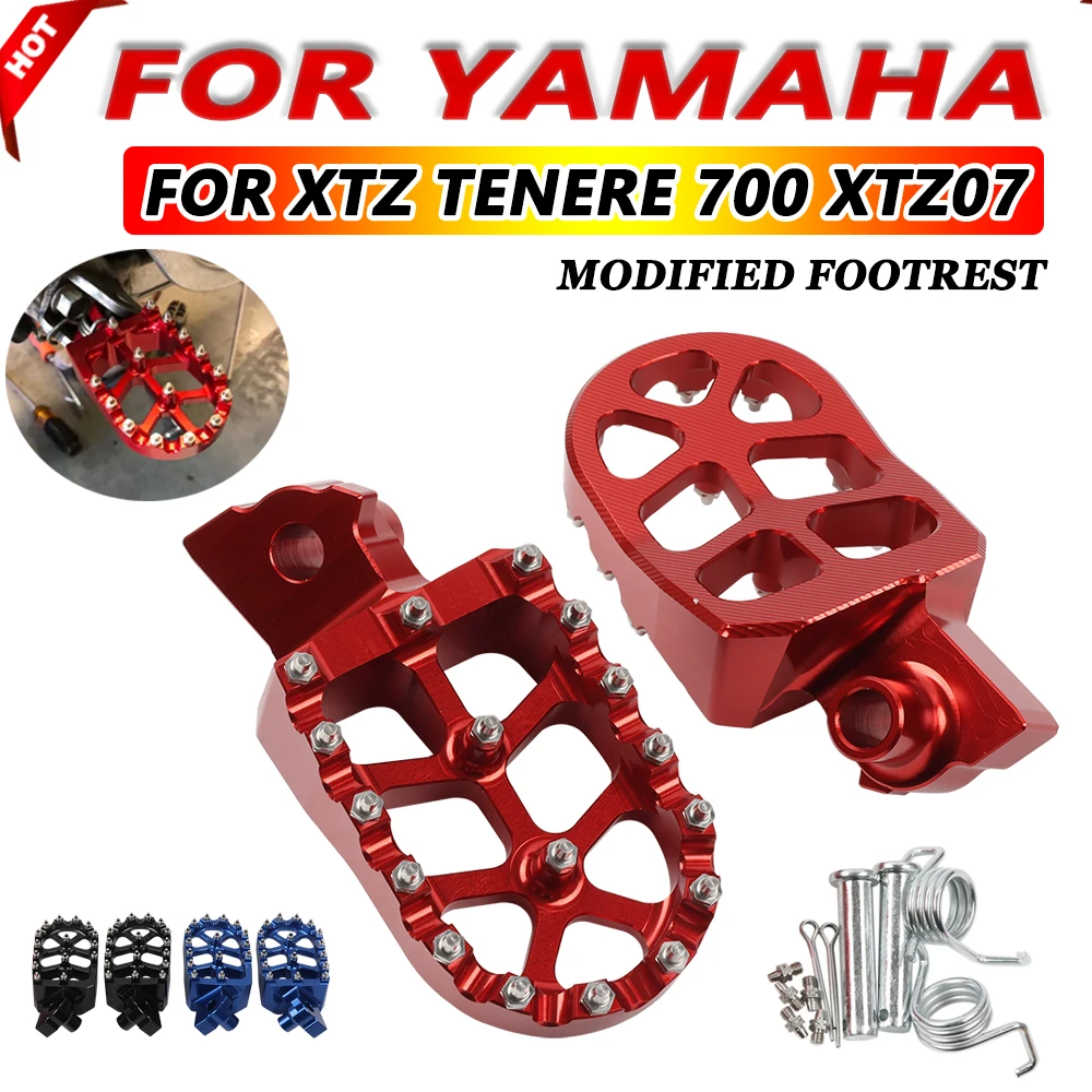Motorcycle-Tenere700-Foot-Pegs-Rest-Footpeg-FootRest-Bracket-Sets-for ...