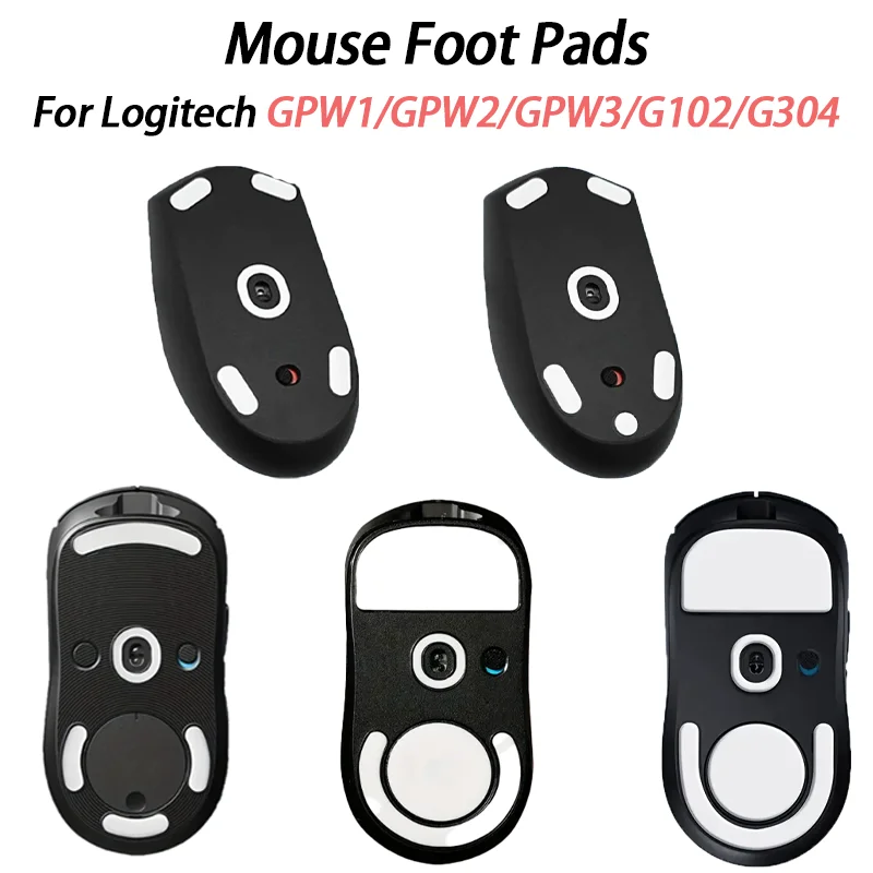 Replacement Mouse Feet White Rounded Curved Edges Mice Feet sticker ...