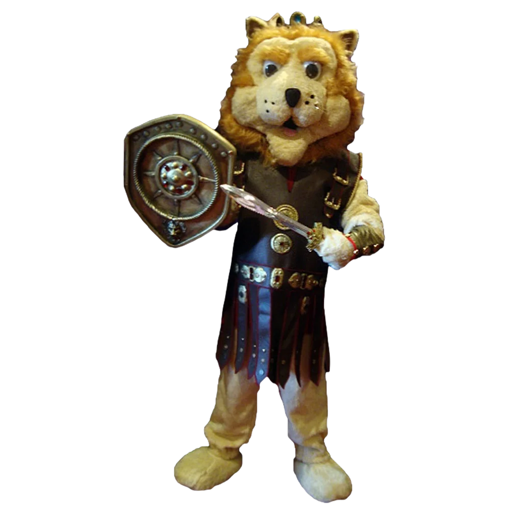 gladiator lion king mascot costume mascot costume custom made fancy ...