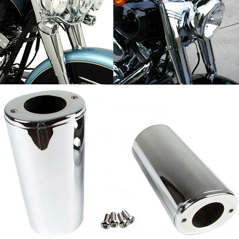 2Pcs-Motorcycle-Fork-Slider-Cover-Trim-For-Harley-Davidson-FLHRC-Road ...
