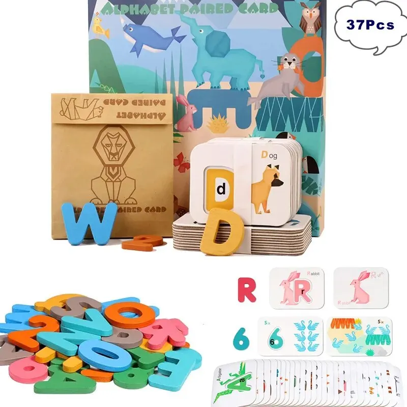 Montessori-Alphabet-Numbers-Flash-Cards-for-Kids-3-6-Years-ABC-Learning ...