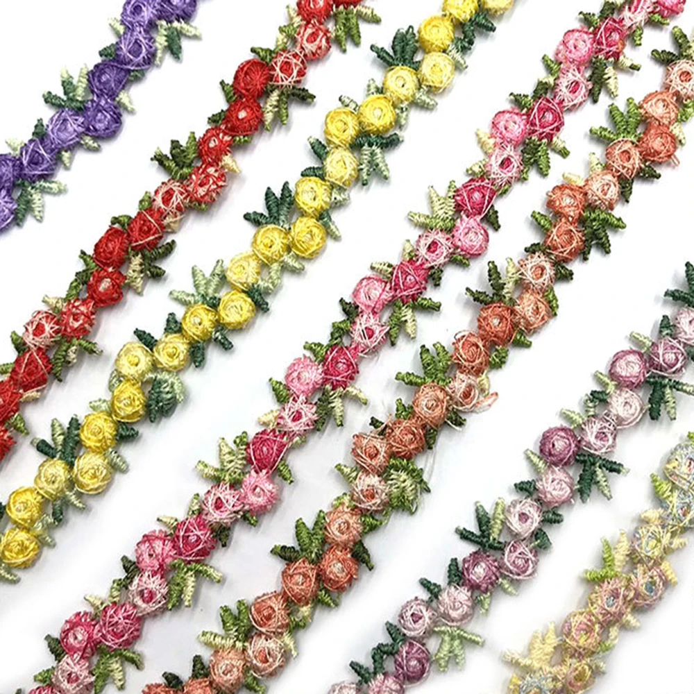 Cinta-bordada-de-encaje-de-flores-2-yardas-vestido-de-novia-costura ...