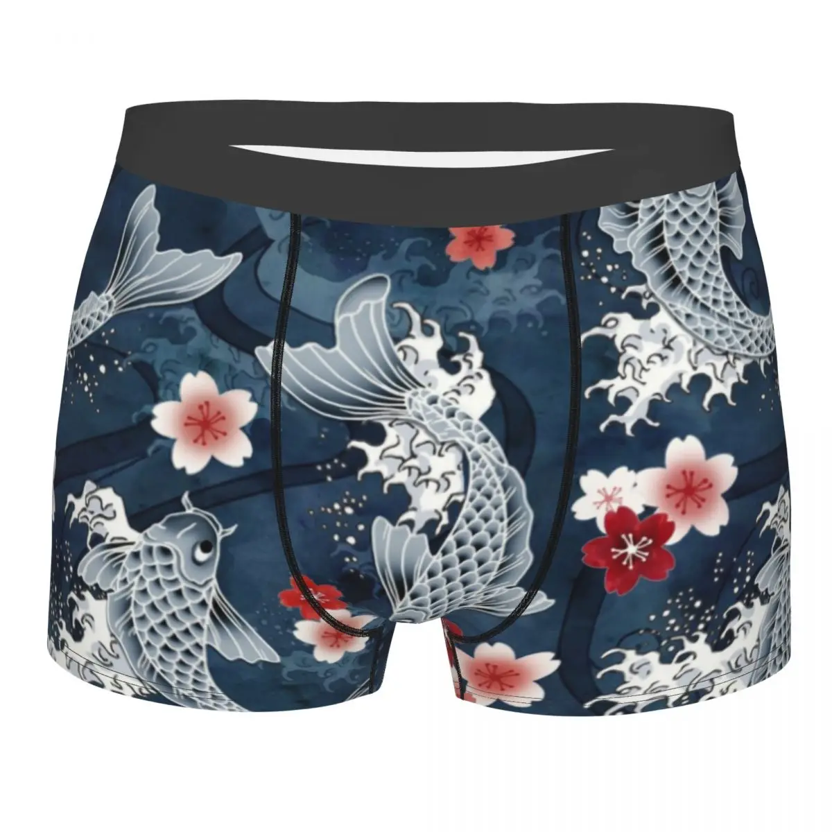 Cool-Koi-Cherry-Sakura-Blossom-Boxers-Shorts-Underpants-Male-Stretch ...