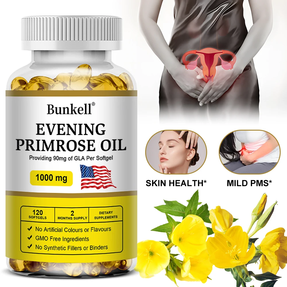 Evening-Primrose-Oil-Gamma-Linolenic-Acid-GLA-Supplements-Essential ...