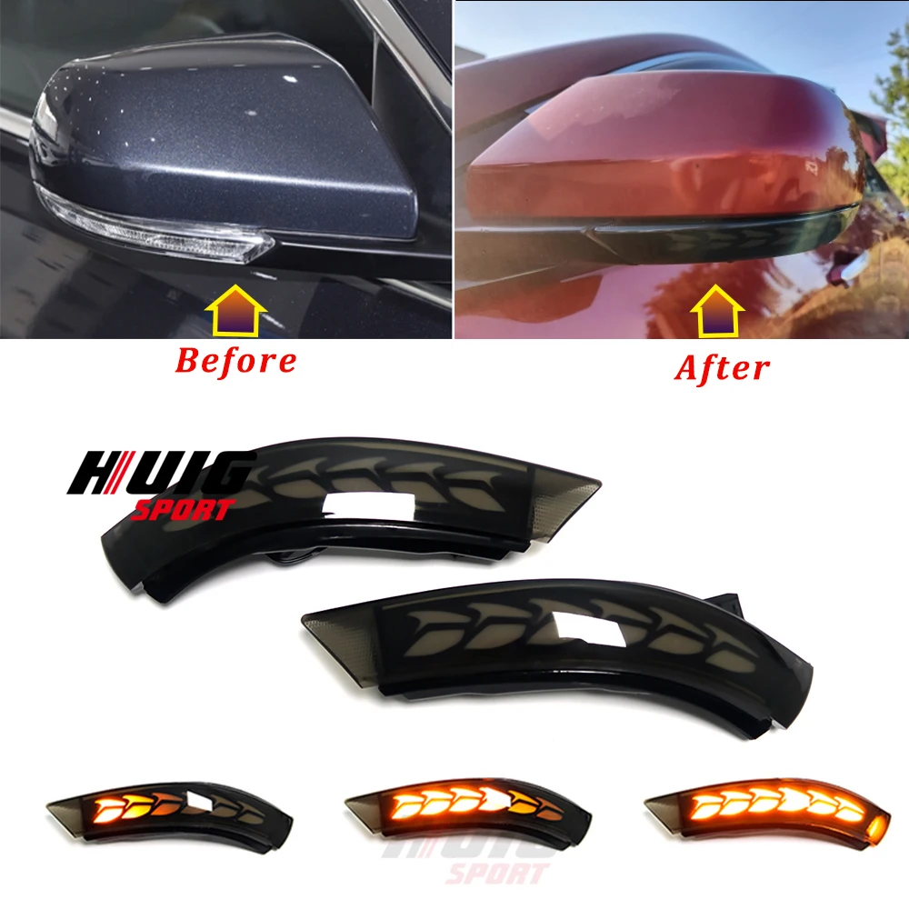 For-Cadillac-ATS-ATS-V-2013-2019-LED-Dynamic-Turn-Signal-Light ...
