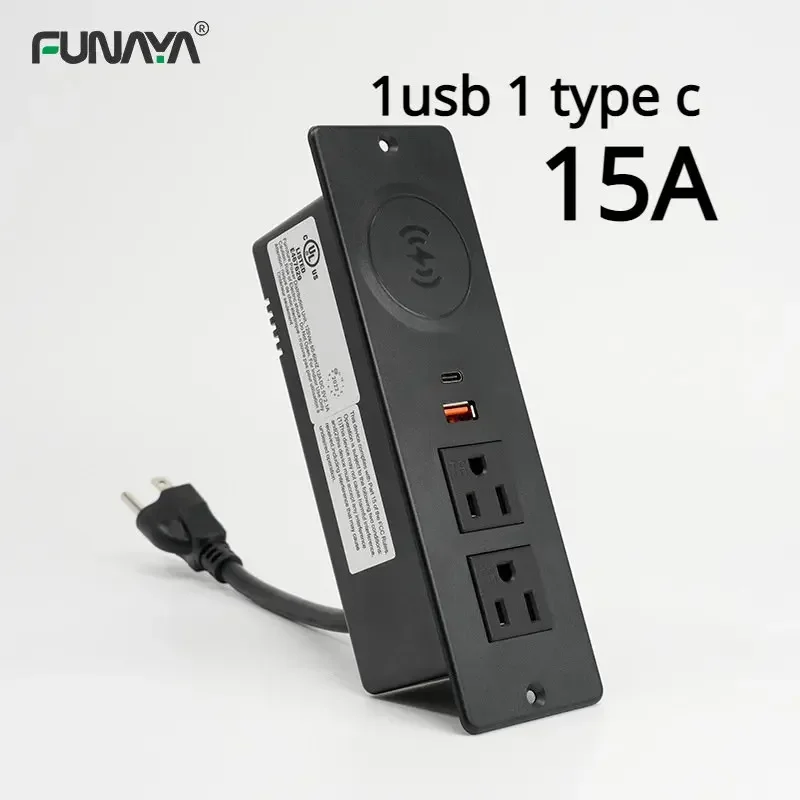 US-Table-Hidden-Sockets-with-Wireless-Fast-Charge-2USB-1Type-C-PD-20w ...