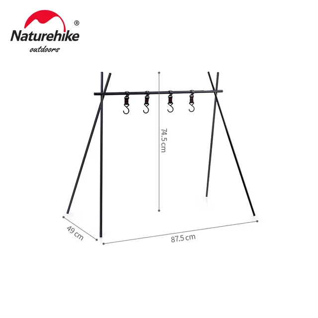 Naturehike Outdoor Aluminum Alloy Hanging Rack for Cookware Camping ...