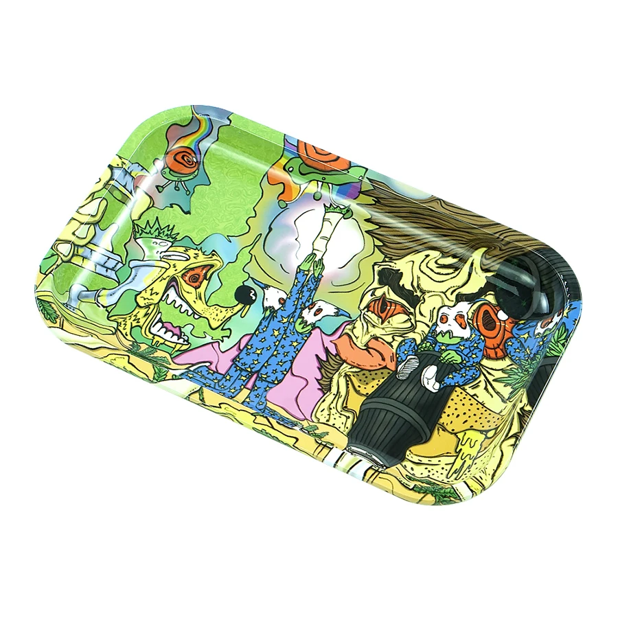 Rolling-Tray-275mm-176mm-Metal-Storage-Container-Tinplate-Plate-Life ...