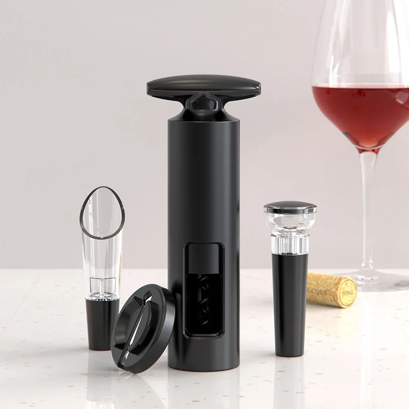 4pcs-set-T-shaped-Manual-Red-Wine-Opener-with-Cutting-Knife-Bottle-Plug ...