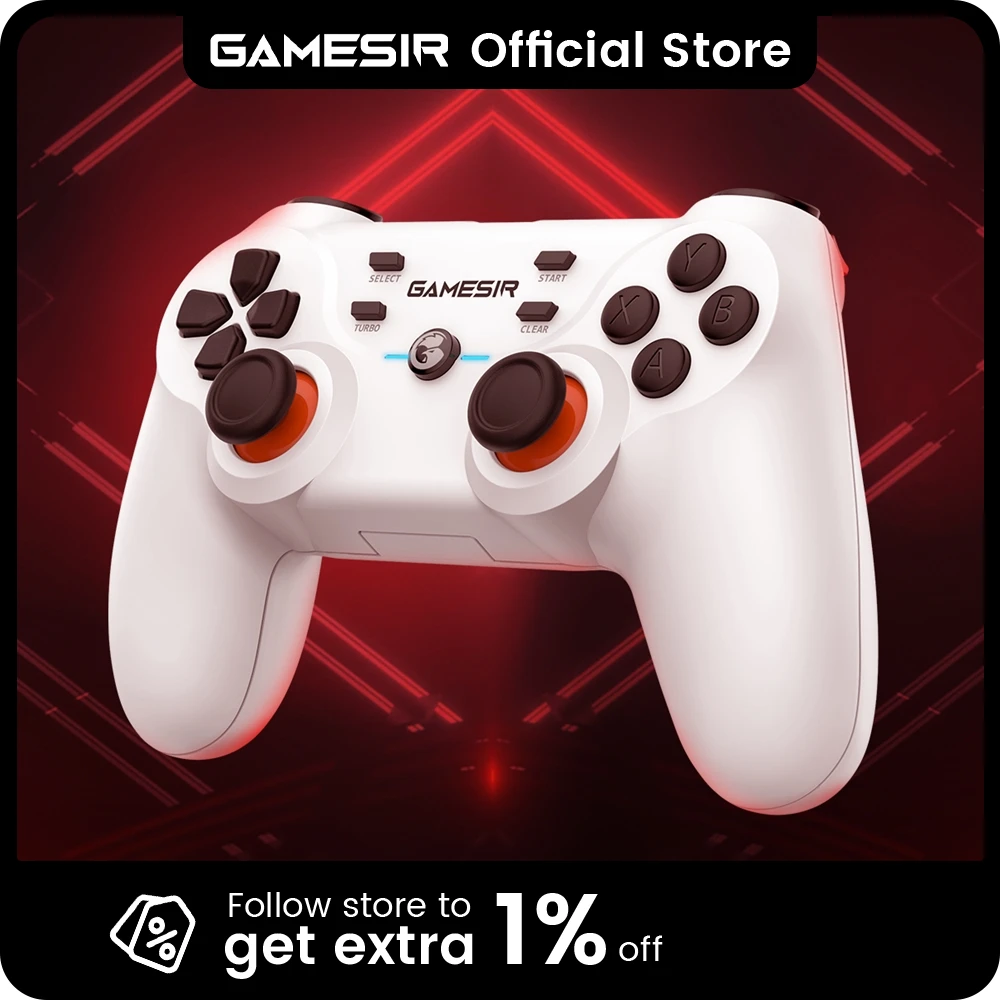 GameSir-T3s-White-Bluetooth-Wireless-Gamepad-Switch-Game-Controller-for ...