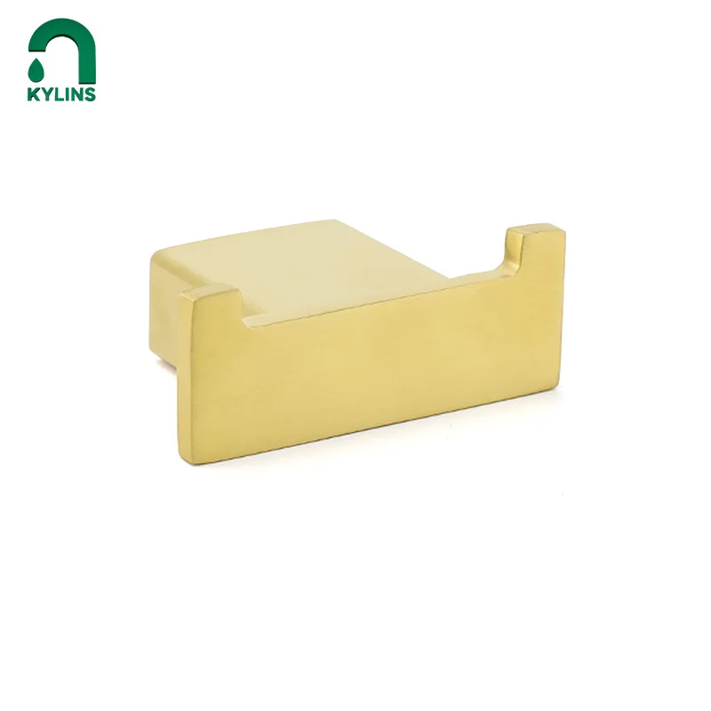 KYLINS-SUS304-HBrushed-Gold-Square-Robe-Hook-Clothes-Towel-Towel-Hanger ...
