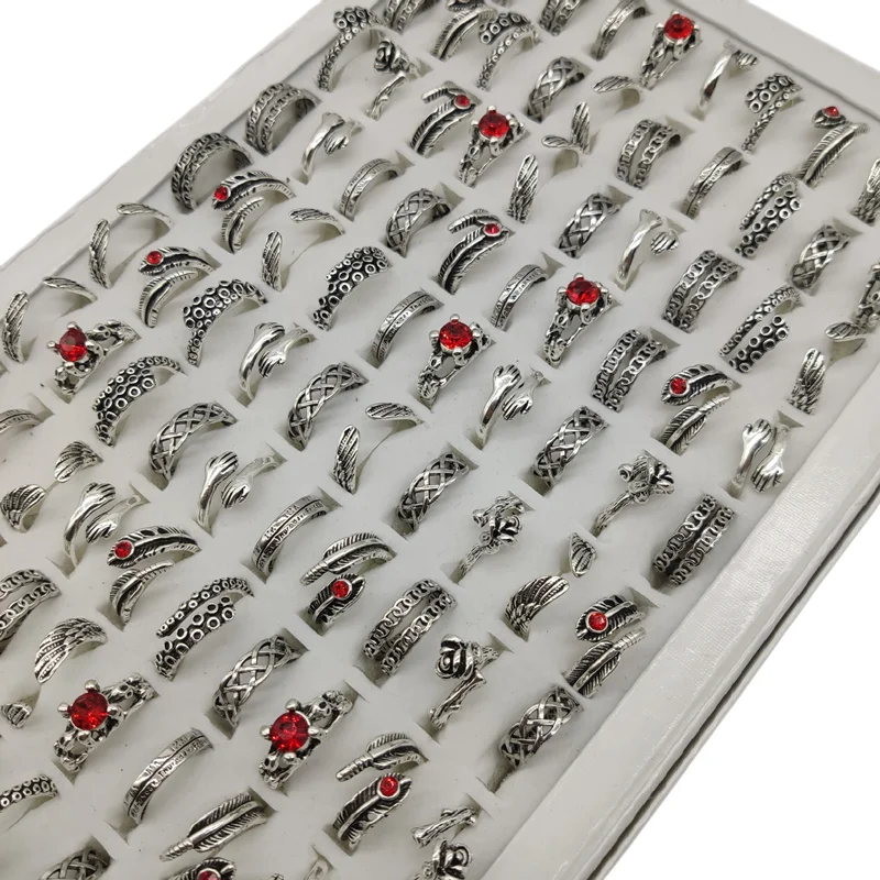 10pcs-Lot-Antique-Cool-New-Open-Adjust-Style-Finger-Rings-For-Women ...