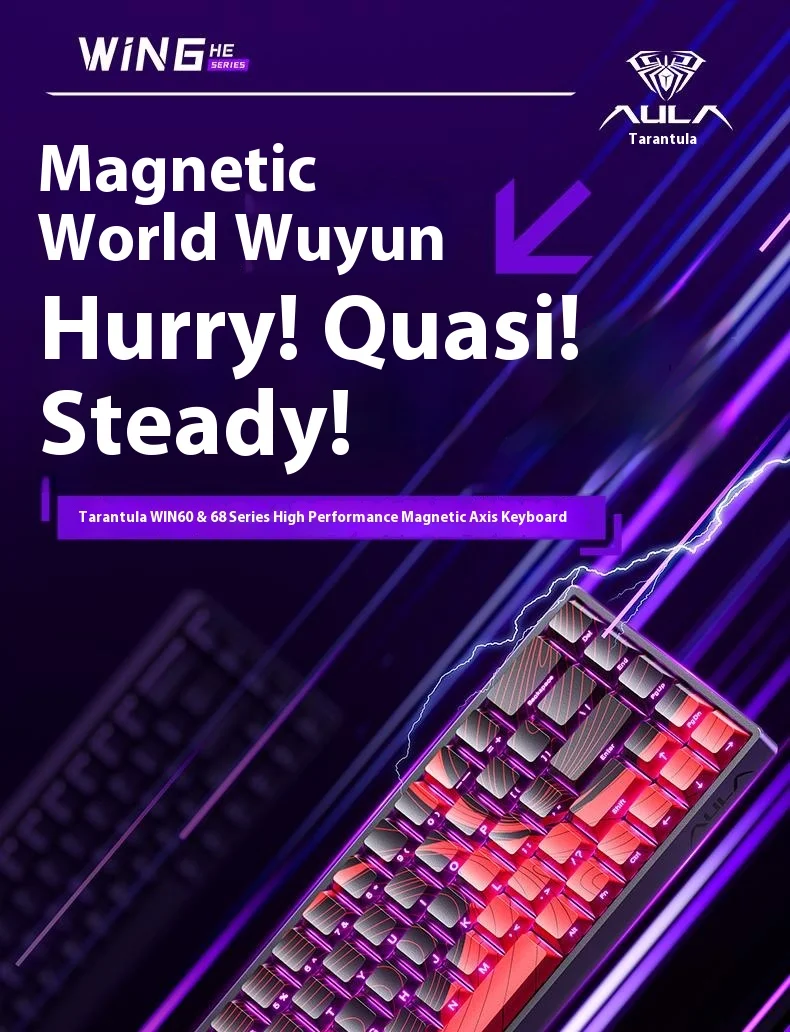 AULA Win60 Win68 HE – High-Precision Magnetic Keyboard