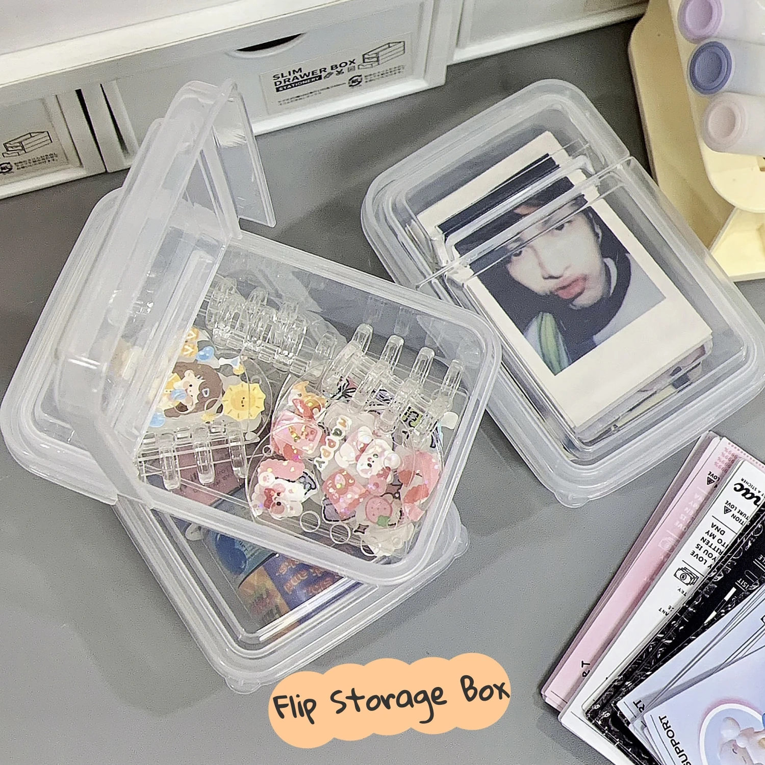 Photocard Holder Transparent | Photocard Box Transparent | Organizer ...